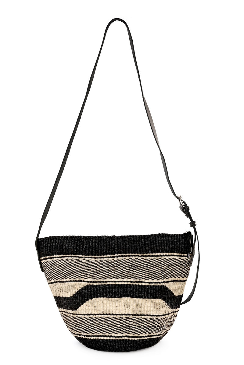 Moonlit Mara Patterned Sisal Purse – Swahili Wholesale